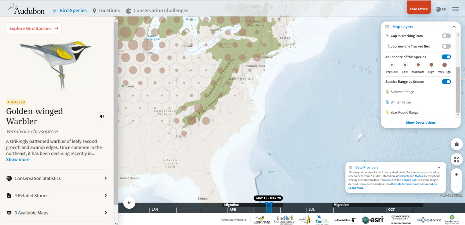 Bird Migratory Explorer | Audubon Pennsylvania